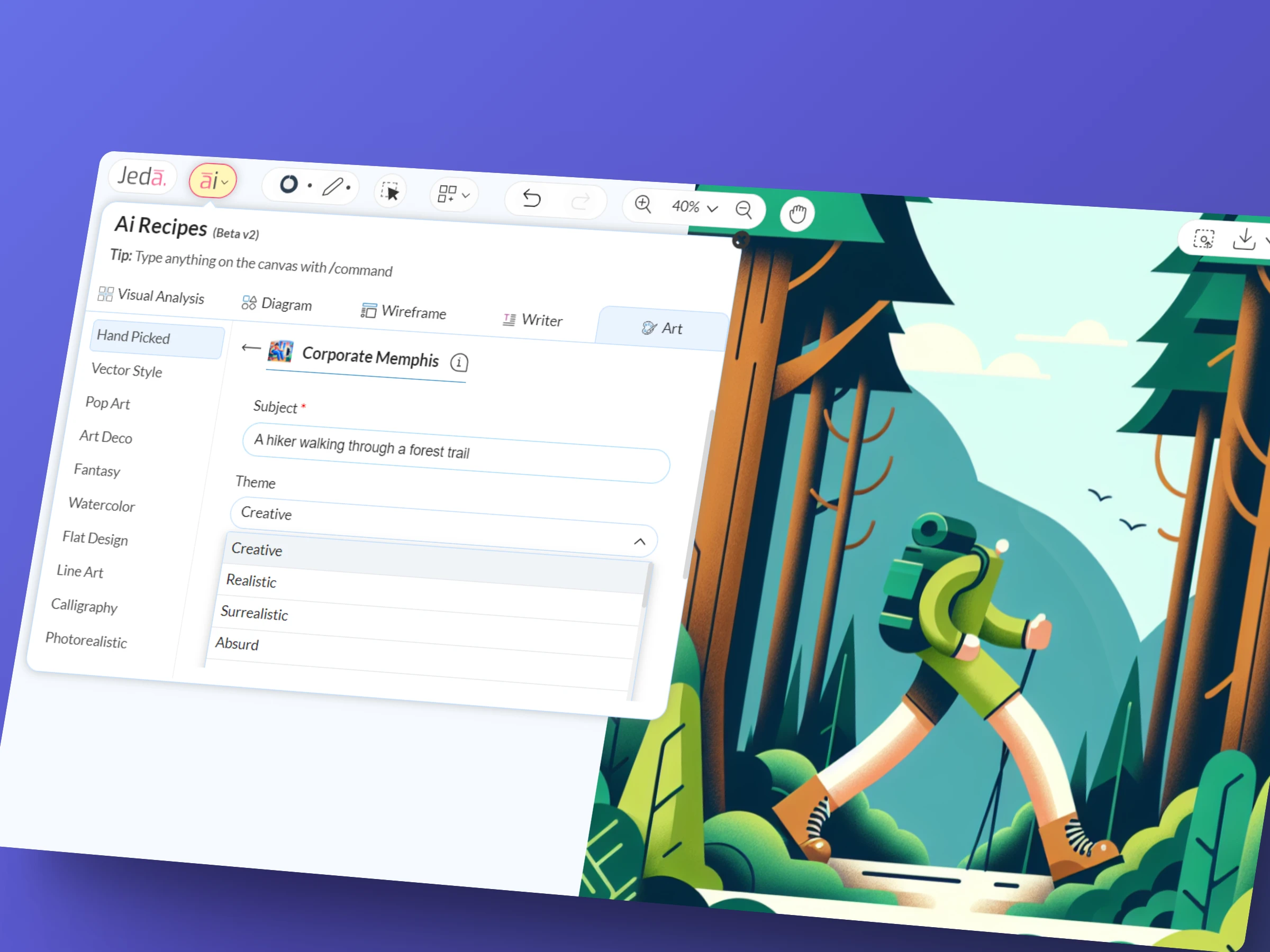 Generative AI Workspace: Visualize, Collaborate, Innovate — Jeda.ai